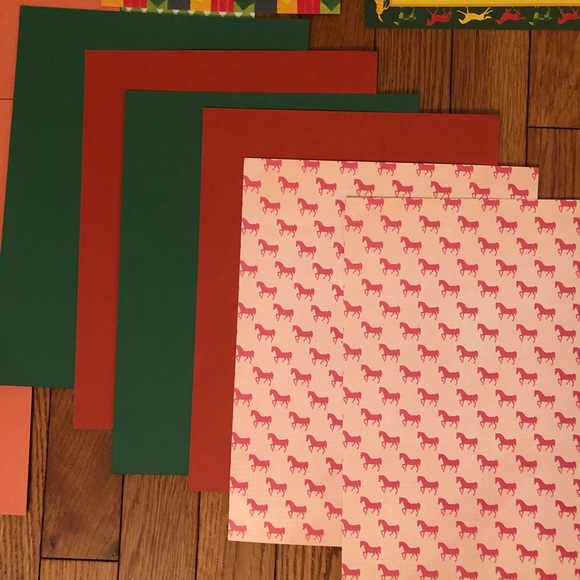 Office | Kentucky Derby Day Horse Races Scrapbookcraft Papers | Poshmark